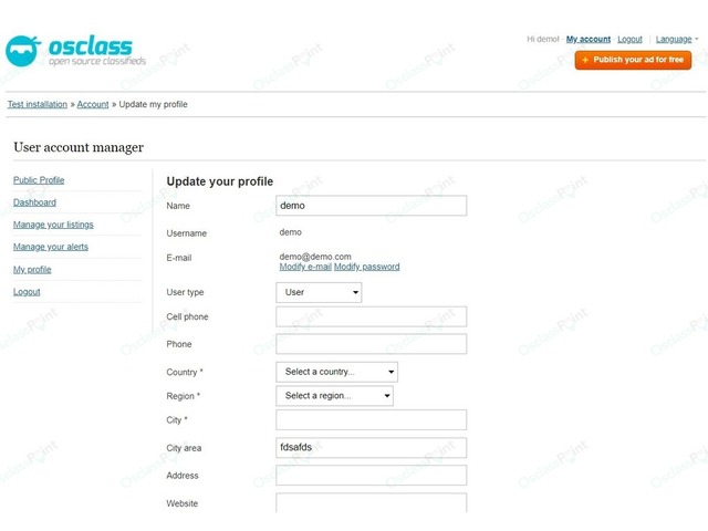Modern Osclass Theme - Osclass themes - OsclassPoint